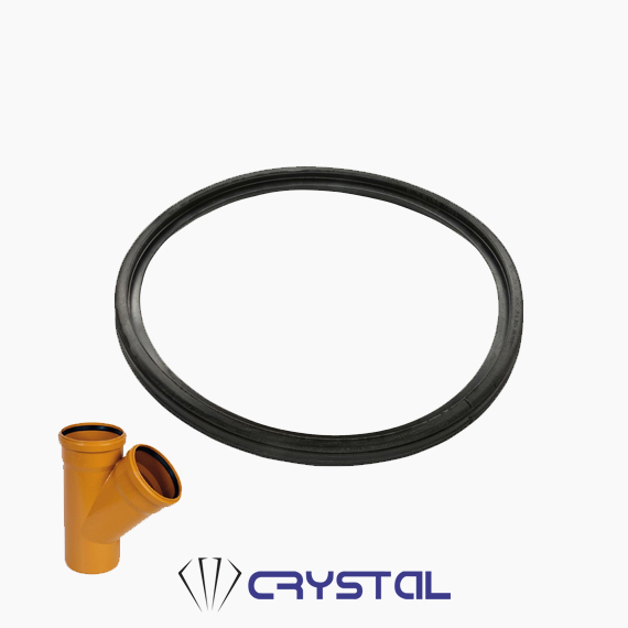 Lip Seal Rubber Rings for PVC Fittings | CRYSTAL Industries